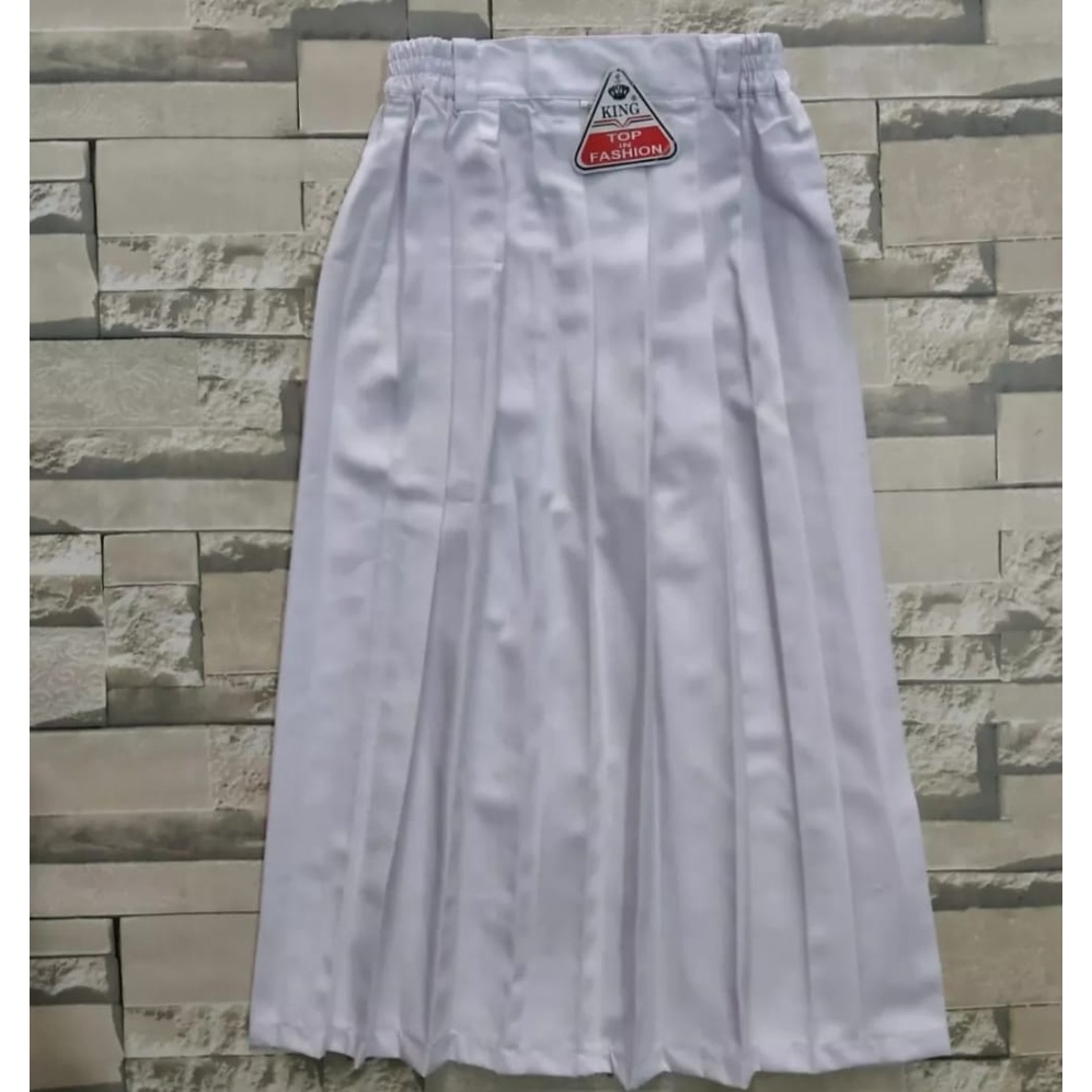 Jual ROK PUTIH REMPEL SERAGAM SEKOLAH SD PANJANG KELAS 1-6 | Shopee Indonesia