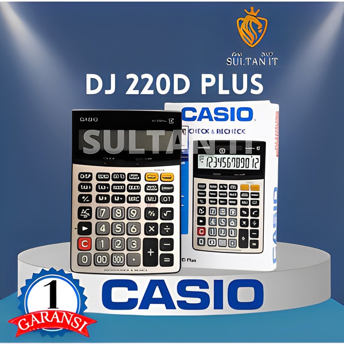 Jual Kalkulator Casio DJ-220D Plus Original | Shopee Indonesia