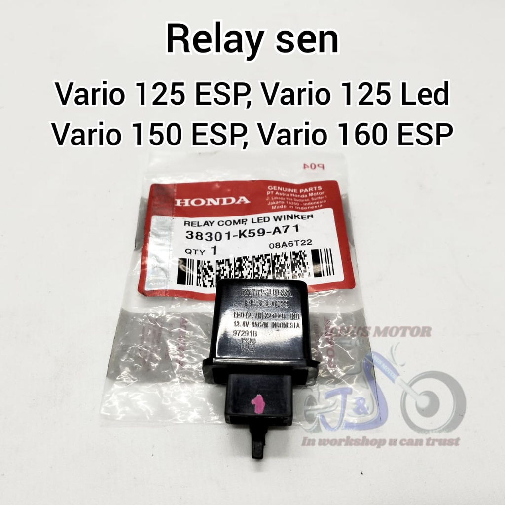 Jual Flaser relay sen Vario 125 150 160 Led ESP New Honda K59 kualitas ...