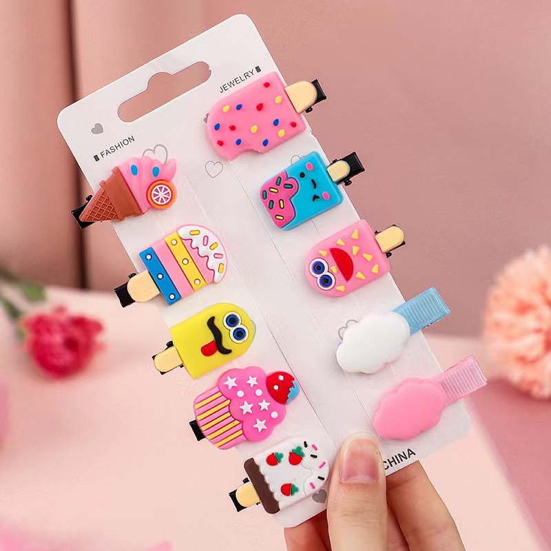 Jual 10PCS Set Jepit Rambut Anak Set Termurah -Jepitan Rambut Anak ...