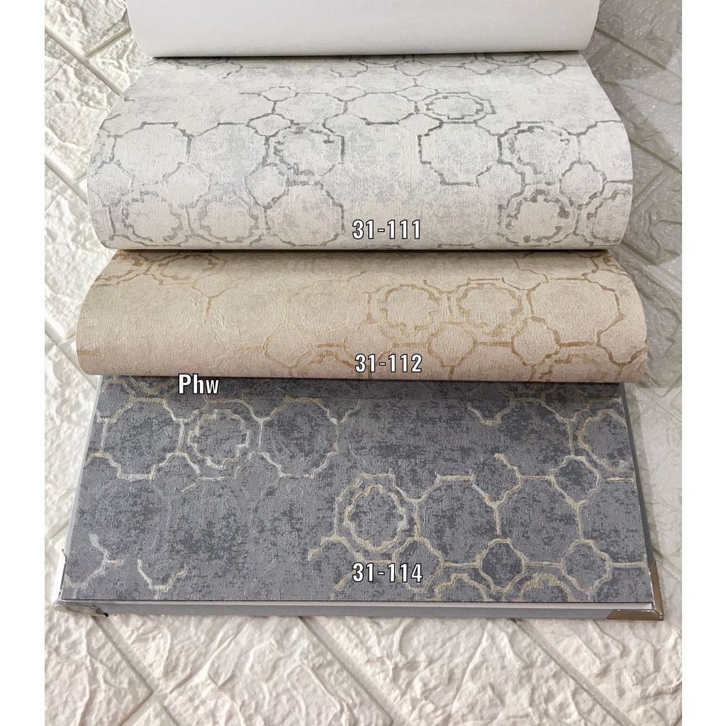 Jual WALLPAPER DINDING MOTIF TEMBOK ABSTRAK CREAM ABU OSCAR | Shopee ...