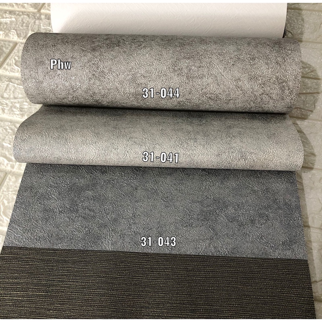 Jual WALLPAPER DINDING POLOS TEKSTUR TEMBOK ABSTRAK ABU COKLAT CREAM ...