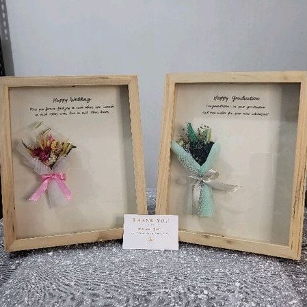 Jual Pop up Mini Bq frame 8R/bingkai bunga kering/frame bunga kering ...