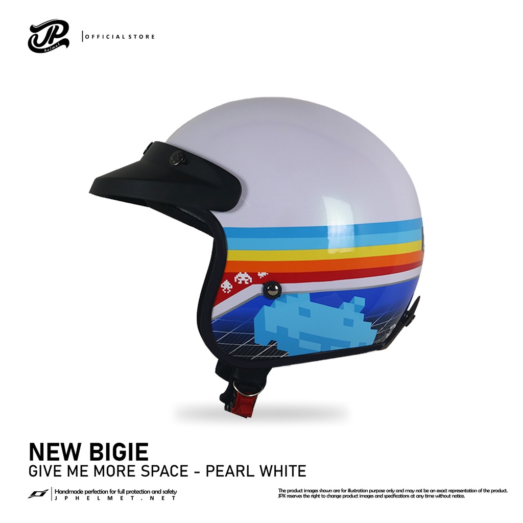 Jual Helm JP Retro New Bigie Couple - Give Me More Space | Shopee Indonesia