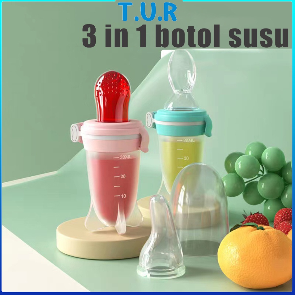 Jual Paket Perlengkapan makan MPASI Bayi mangkok sendok silicone baby feeder sendok botol bayi ...