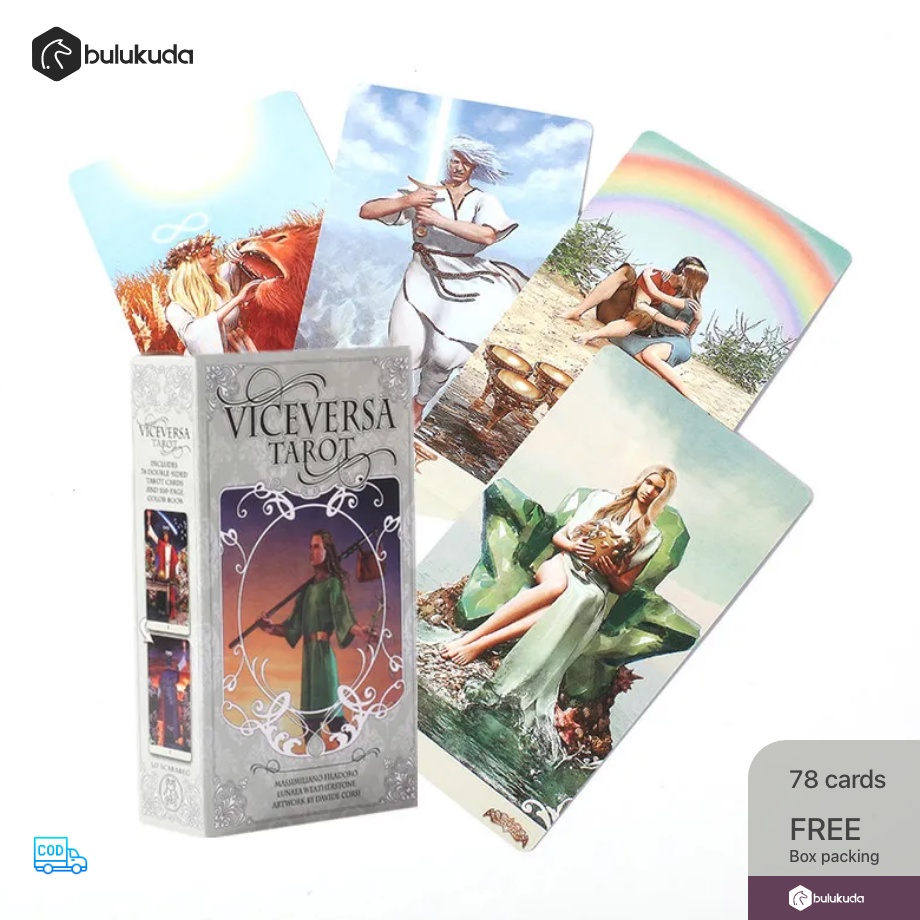 Jual Tarot Vice Versa 78 Kartu Decks English PDF Guide | Viceversa Card ...