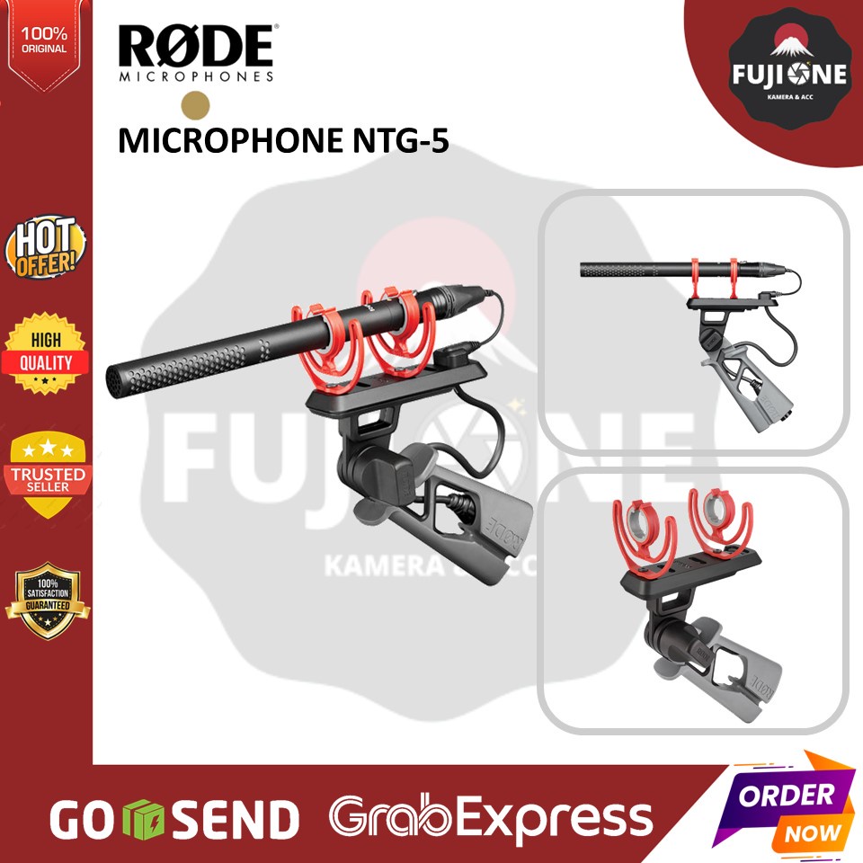 Jual Rode NTG-5 NTG5 Kit Shotgun Condenser Microphone | Shopee Indonesia