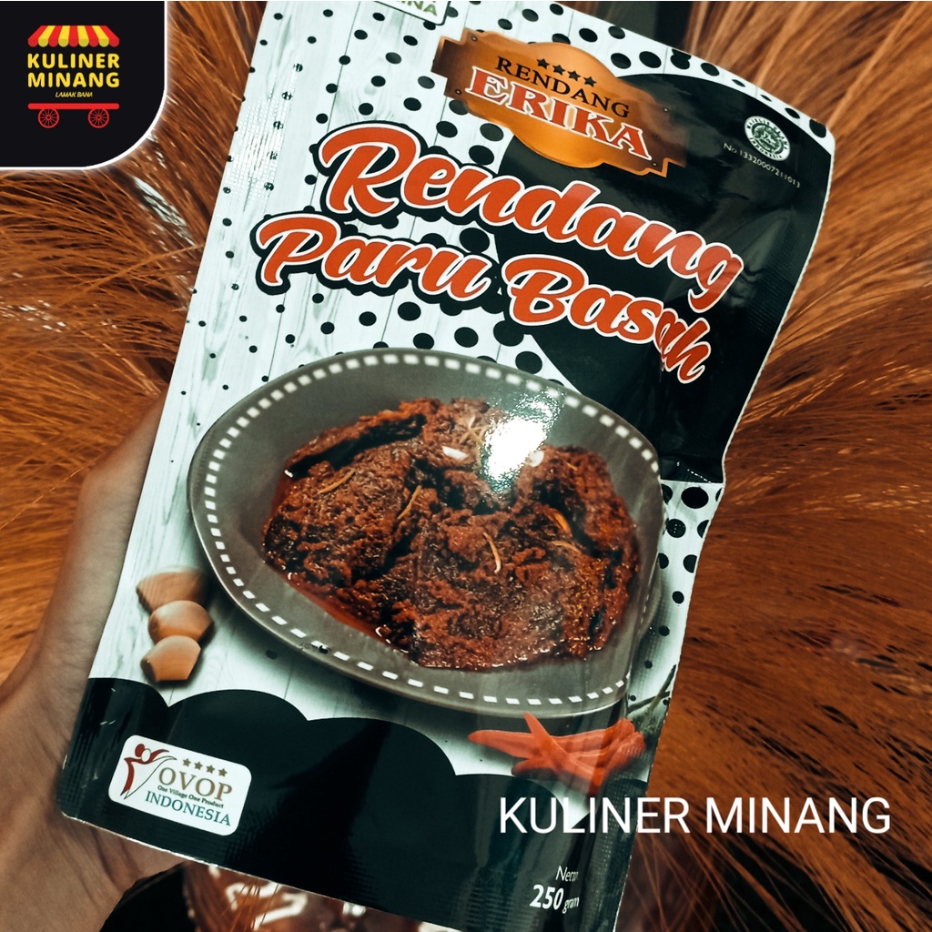 Jual Rendang Paru Basah Erika Oleh-Oleh Asli Cemilan Kampung Makanan ...