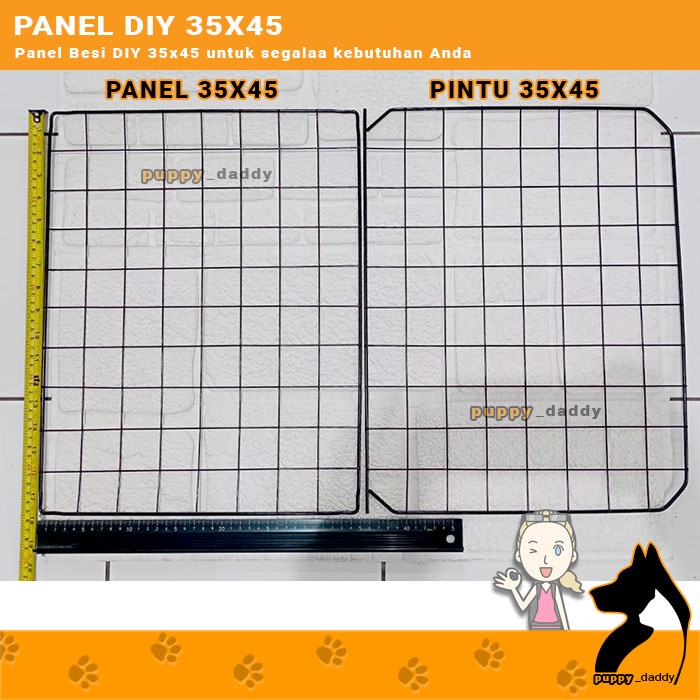 Jual PANEL dan PINTU KANDANG BESI DIY 35X45 | Shopee Indonesia