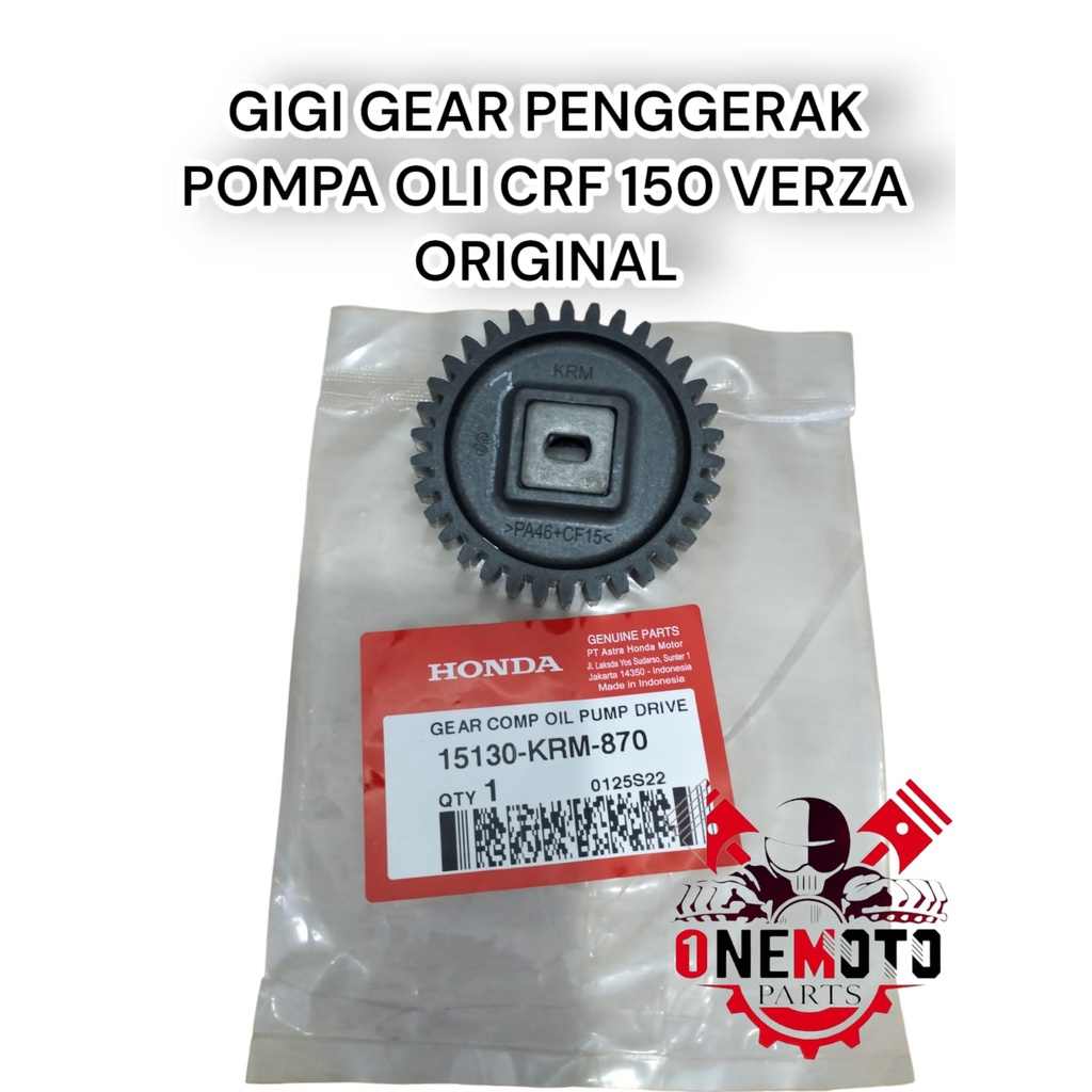 Jual GIGI GEAR PENGGERAK POMPA OLI CB CRF 150 VERZA MEGAPRO FI HONDA 15130-KRM-870 ORIGINAL ...