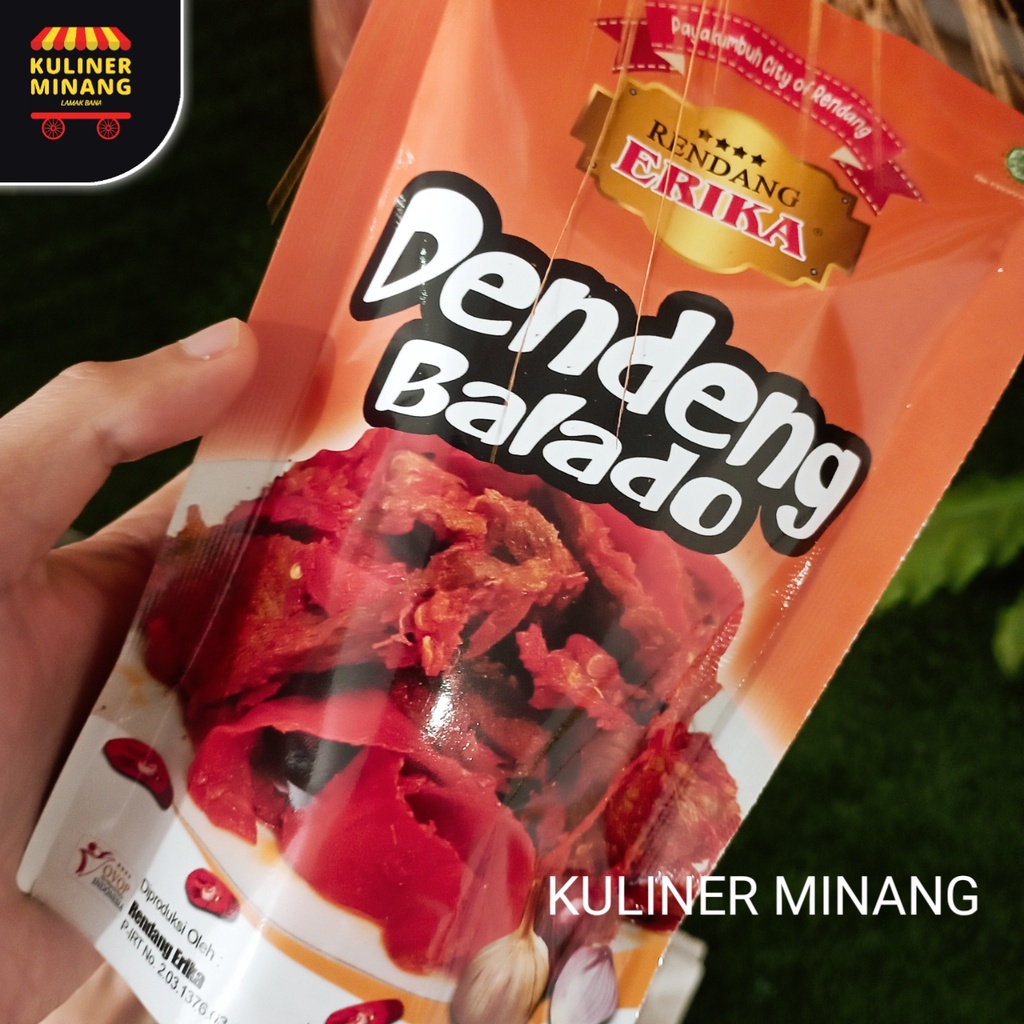 Jual Dendeng Balado Basah Erika Oleh-Oleh Asli Cemilan Kampung Makanan ...
