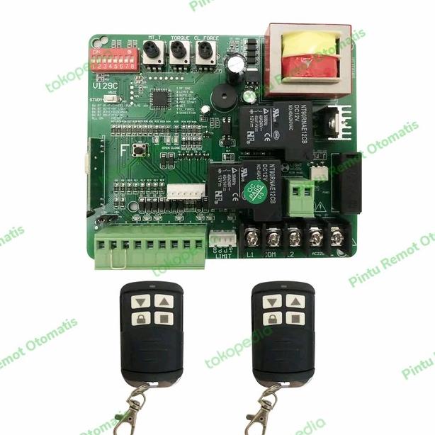 Jual Universal Pcb Control Panel Board Automatic Sliding Gate Remot ...