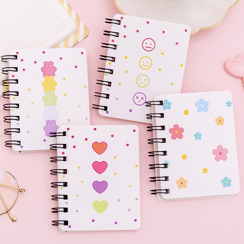 Jual Note book mini kecil a7 /notebook spiral /memo kecil motif NB16 ...