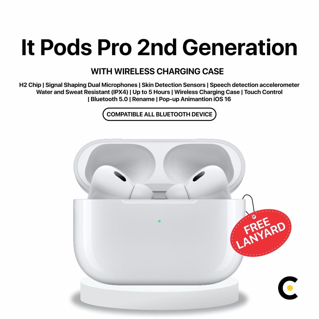 Jual Pods Pro Gen 2 Wireless Charging Case Imei Rename Serial Number