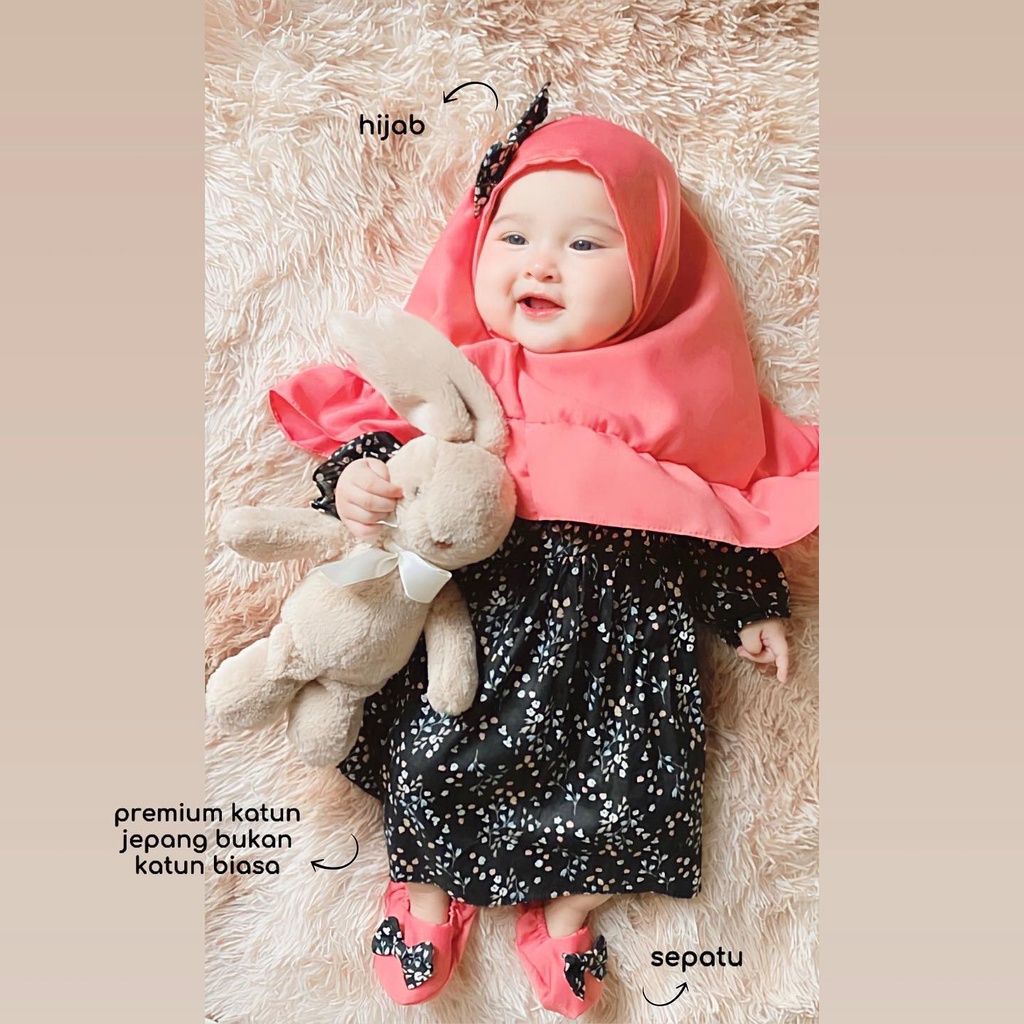 Jual Gamis Premium Katun Jepang baju Pakaian muslim anak bayi Terbaru ...