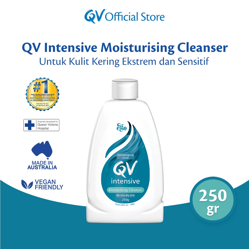 Jual QV Intensive Moisturising Cleanser - 250ml [NED NOV 2025] | Shopee Indonesia