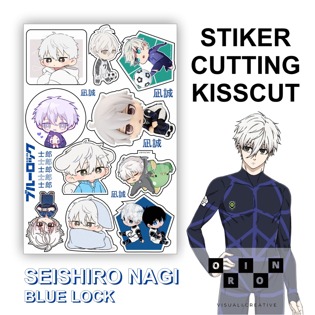 Jual Nagi Blue Lock Stiker Cutting Kisscut Uk. A5 | Shopee Indonesia