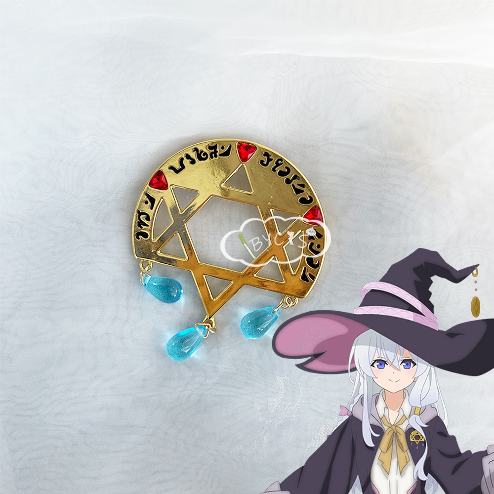 Jual [READY STOCK] Mangu - Elaina Witch Badge - Badge Elaina - Majo no ...