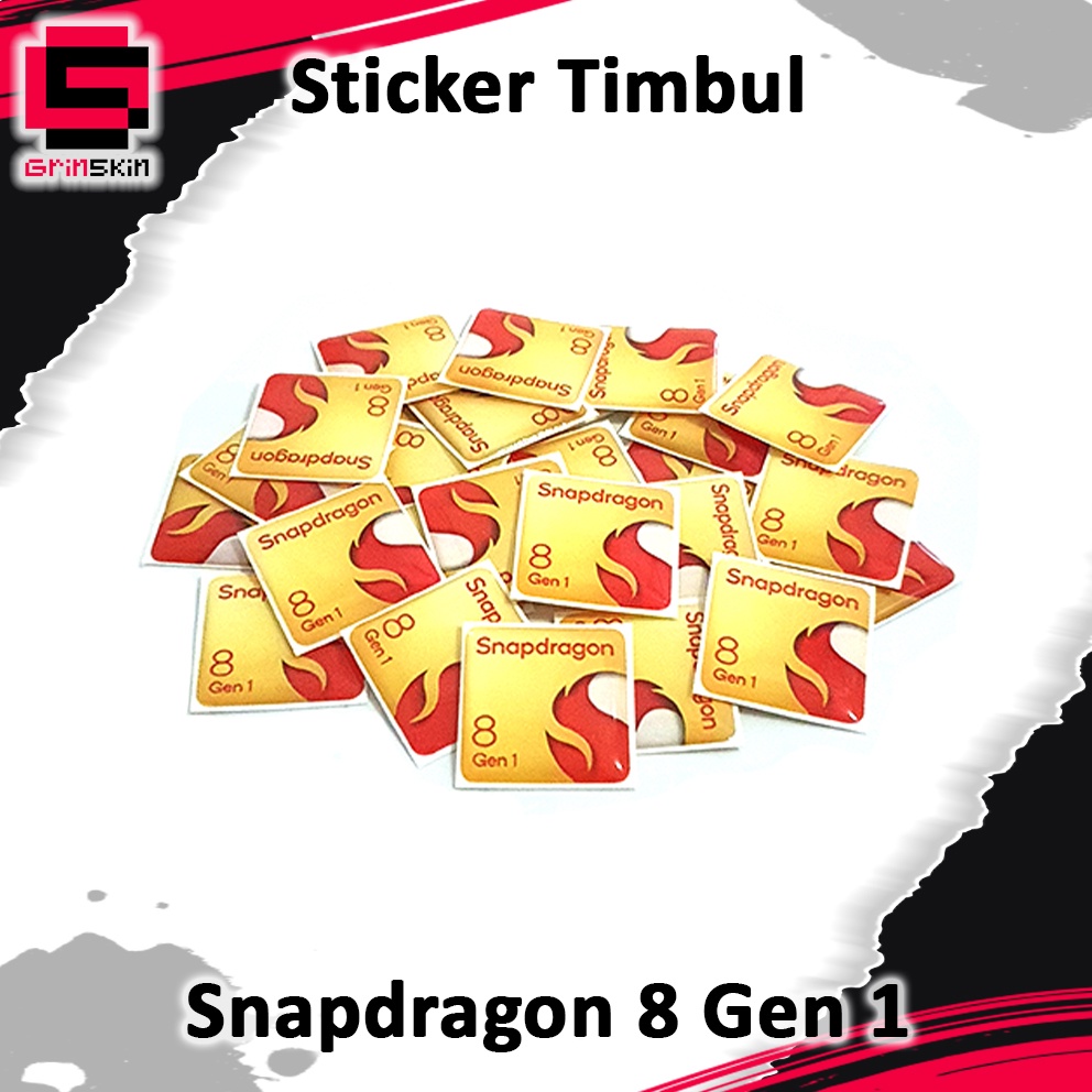 Jual Sticker Timbul Emblem Snapdragon 8 Gen 1 | Shopee Indonesia