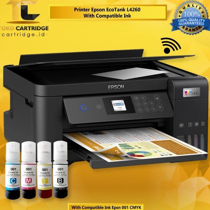 Jual Printer Epson Ecotank L4260 L 4260 A4 Wi-Fi Duplex All In One Ink ...