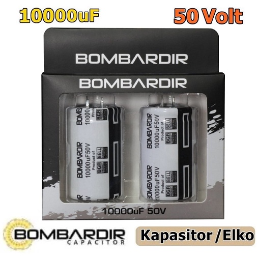 Jual Capacitor 10000uF 50V BOMBARDIR BELL BGR - Kapasitor Elko 10000 ...