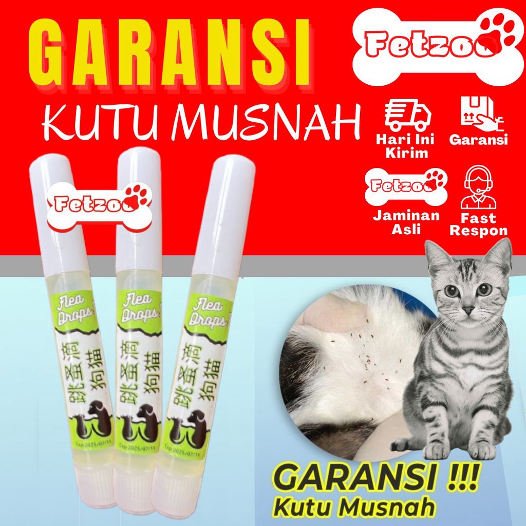Jual Anti-Kutu Kucing yang Perlindungan Kutu Jangka Panjang FLEA DROPS ...