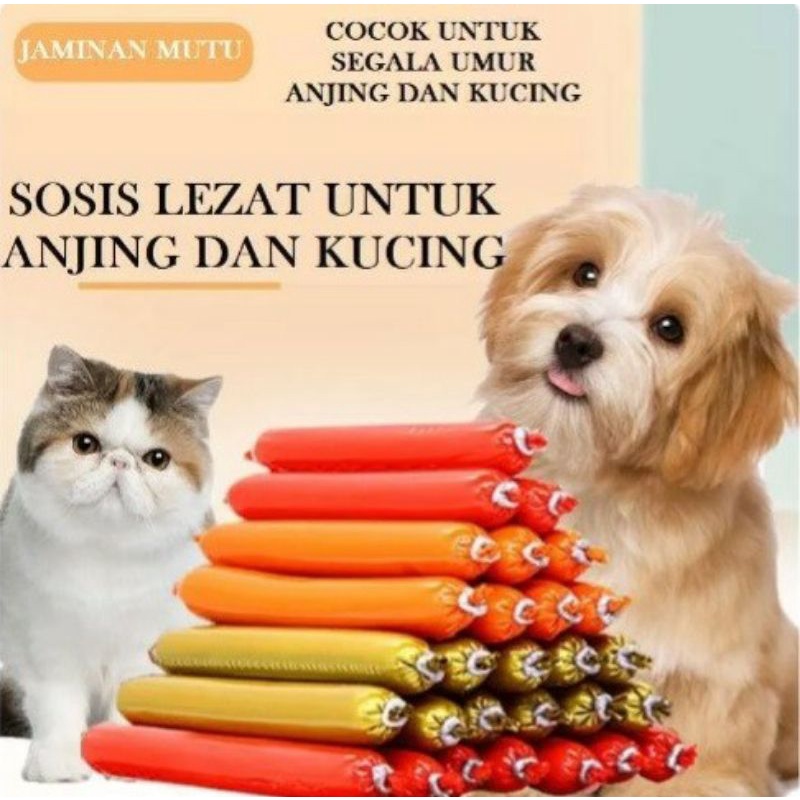 Jual SNACK KUCING ANJING ANABUL SEHAT SOSIS MAKANAN SEHAT HEWAN ...