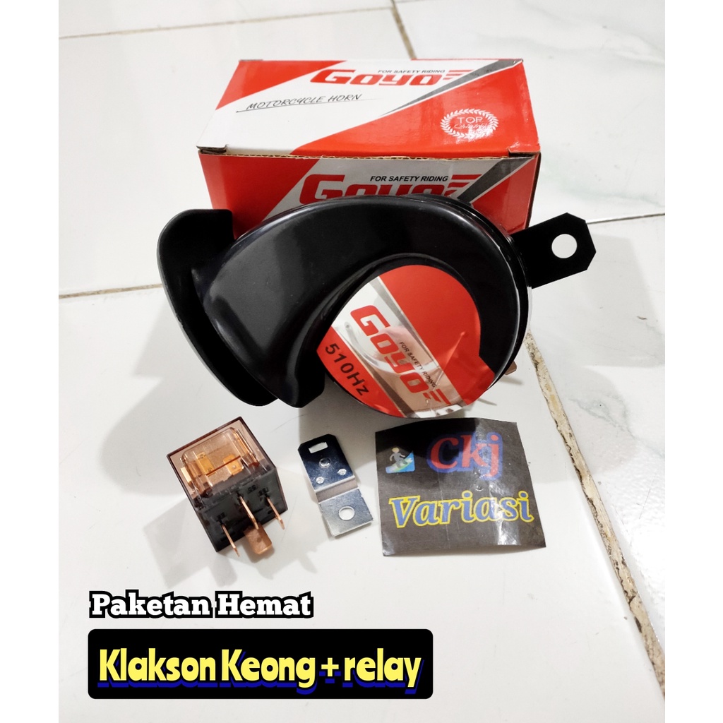 Jual Klakson Motor Keong Single Suara Nge Bass Bisa Untuk Semua Jenis ...