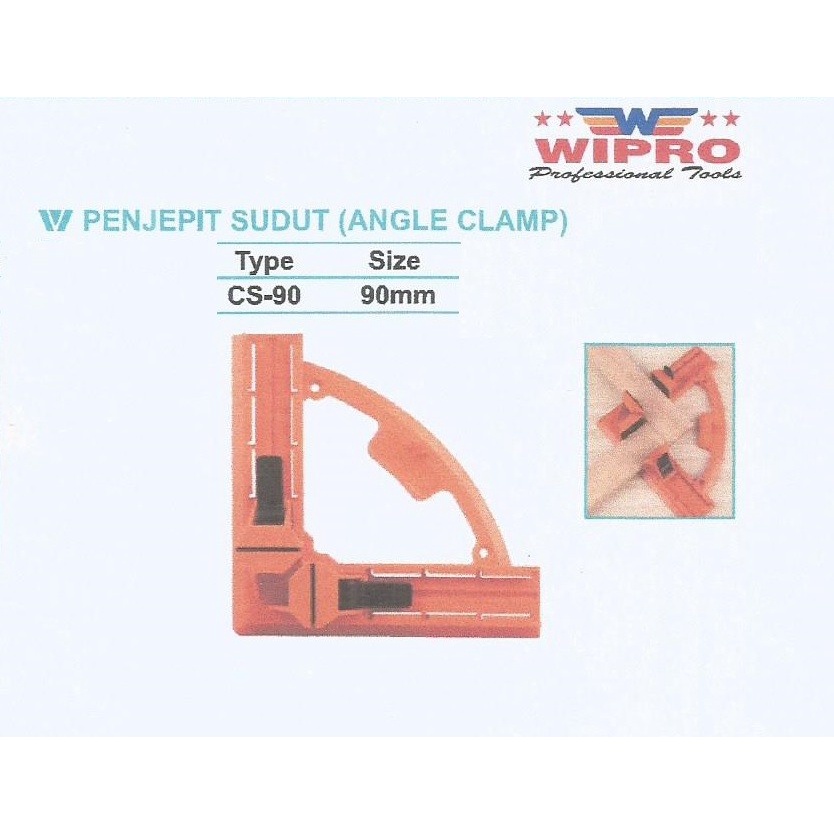Jual Penjepit Sudut - Angle Clamp Size 90 mm Wipro CS-90 | Shopee Indonesia