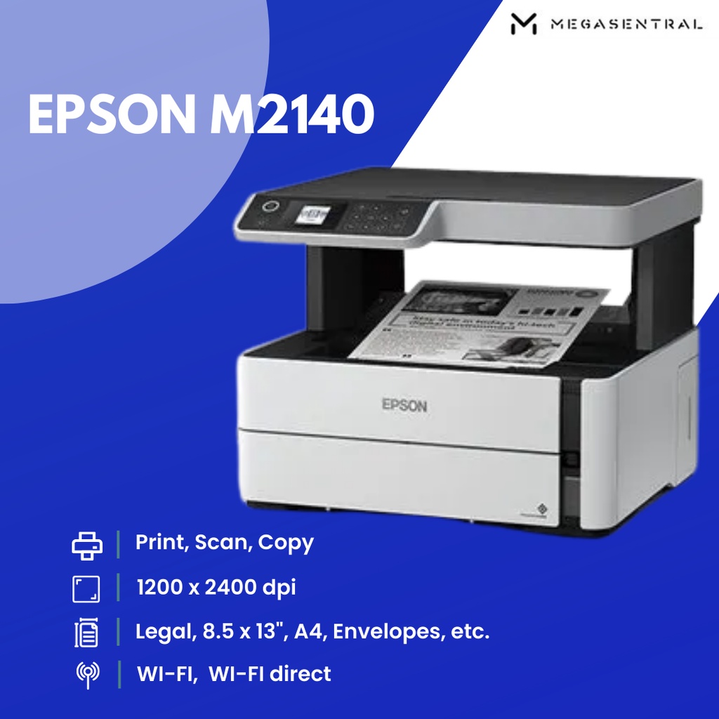Jual Epson EcoTank Monochrome M2140 All-in-One Ink Tank Printer ...