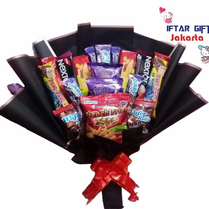 Jual Buket Wisuda / Bucket Snack / Bouquet Ultah/Snack Buket/Bouquet ...