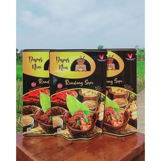 Jual Rendang Sapi Dapur Nini 1000 Gr Shopee Indonesia