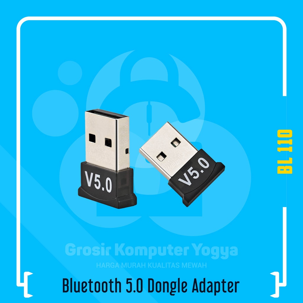 Jual Mini Bluetooth 5.0 Receiver Wireless USB Dongle Adapter | Shopee ...