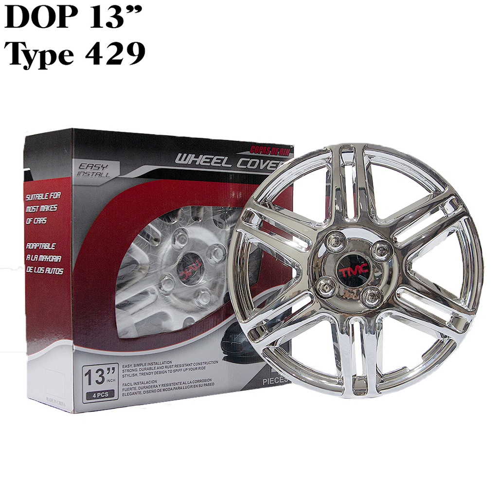 Jual COVER VELG SPORT WHEELDOP / DOP RODA CHROME RING 13 INCH TUTUP ...
