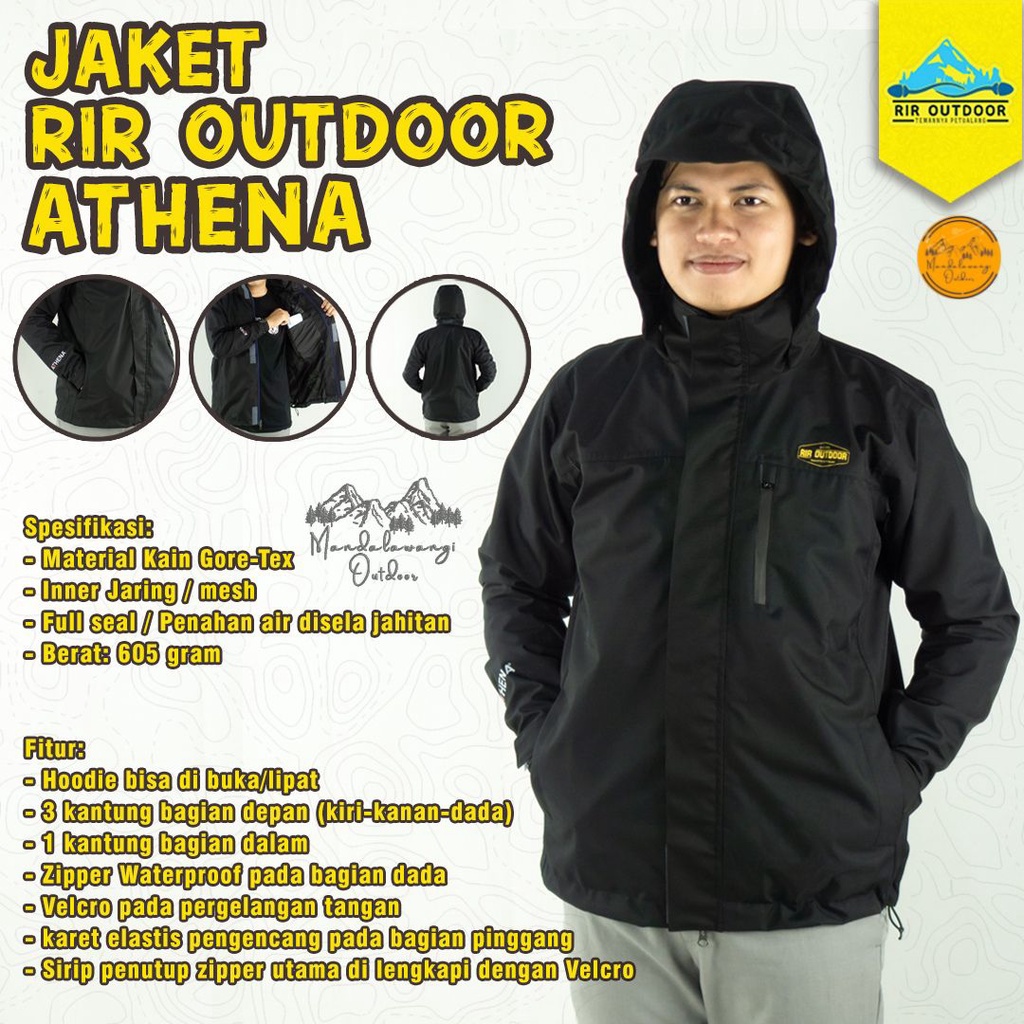 Jual Jaket Gunung Gore tex Athena Jaket Pria Waterproof Anti air Jaket ...