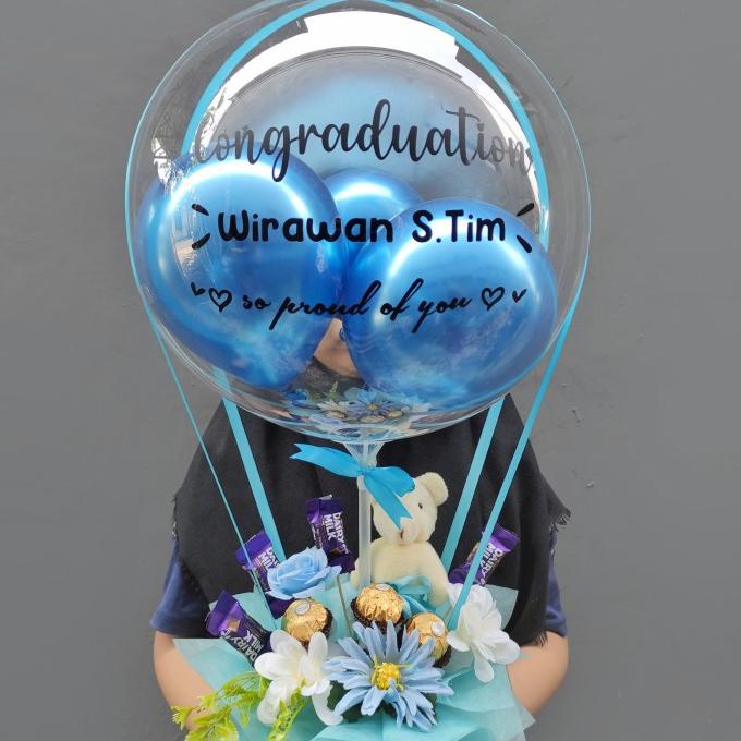 Jual Bucket buket balon Ferrero Rocher mix Cadbury bouquet Snack ...