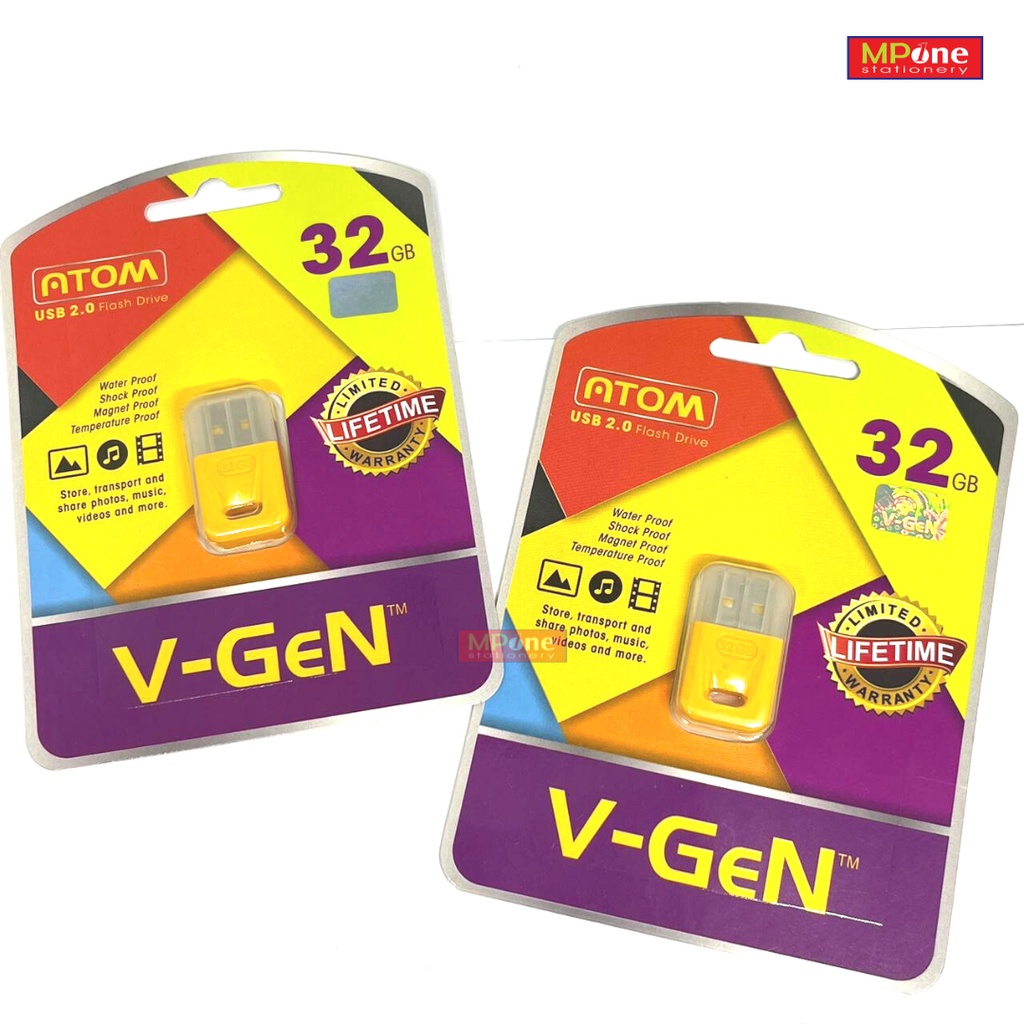Jual Flashdisk V-Gen Atom 32GB / USB Flash disk V-Gen Atom Original ...