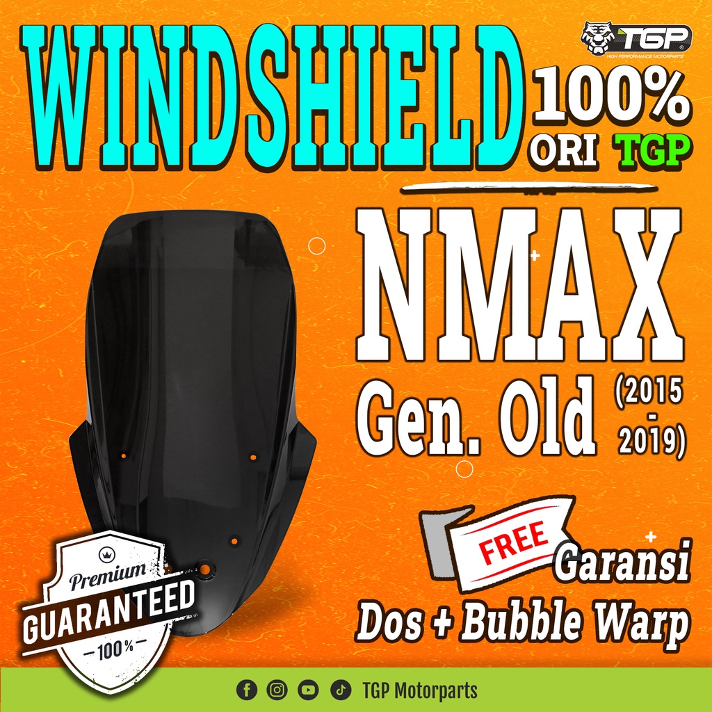 Jual Windshield Yamaha Nmax (2015 - 2019) Variasi Aksesoris TGP Premium ...