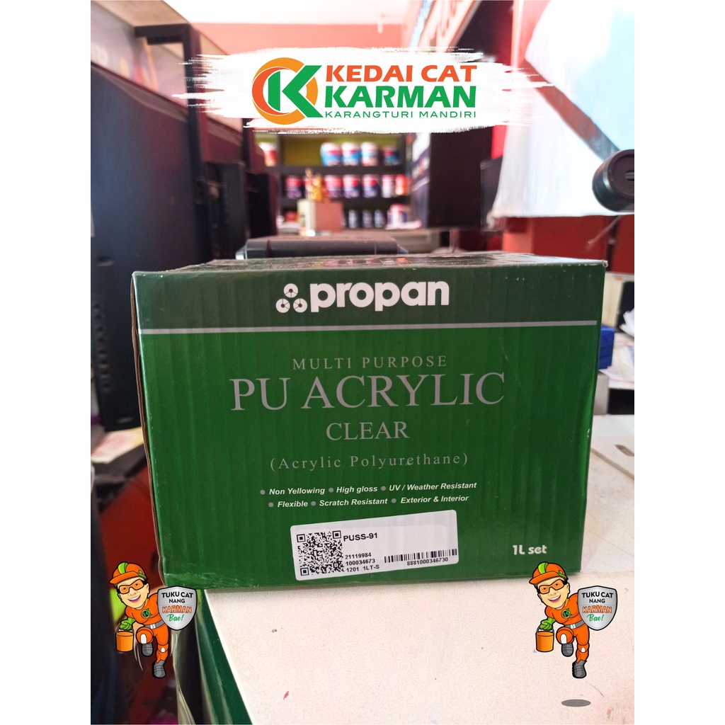 Jual PROPAN PU 91 ACRYLIC EXTERIOR 2K ( 1 LITER ) - SANDING SEALER ...
