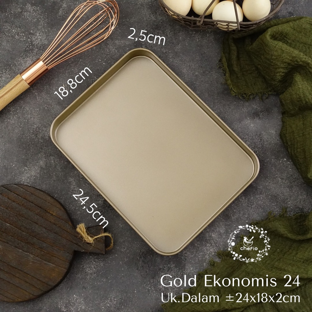 Jual Loyang Persegi Panjang Ceper/ Baking Tray / Loyang Kue Kering ...