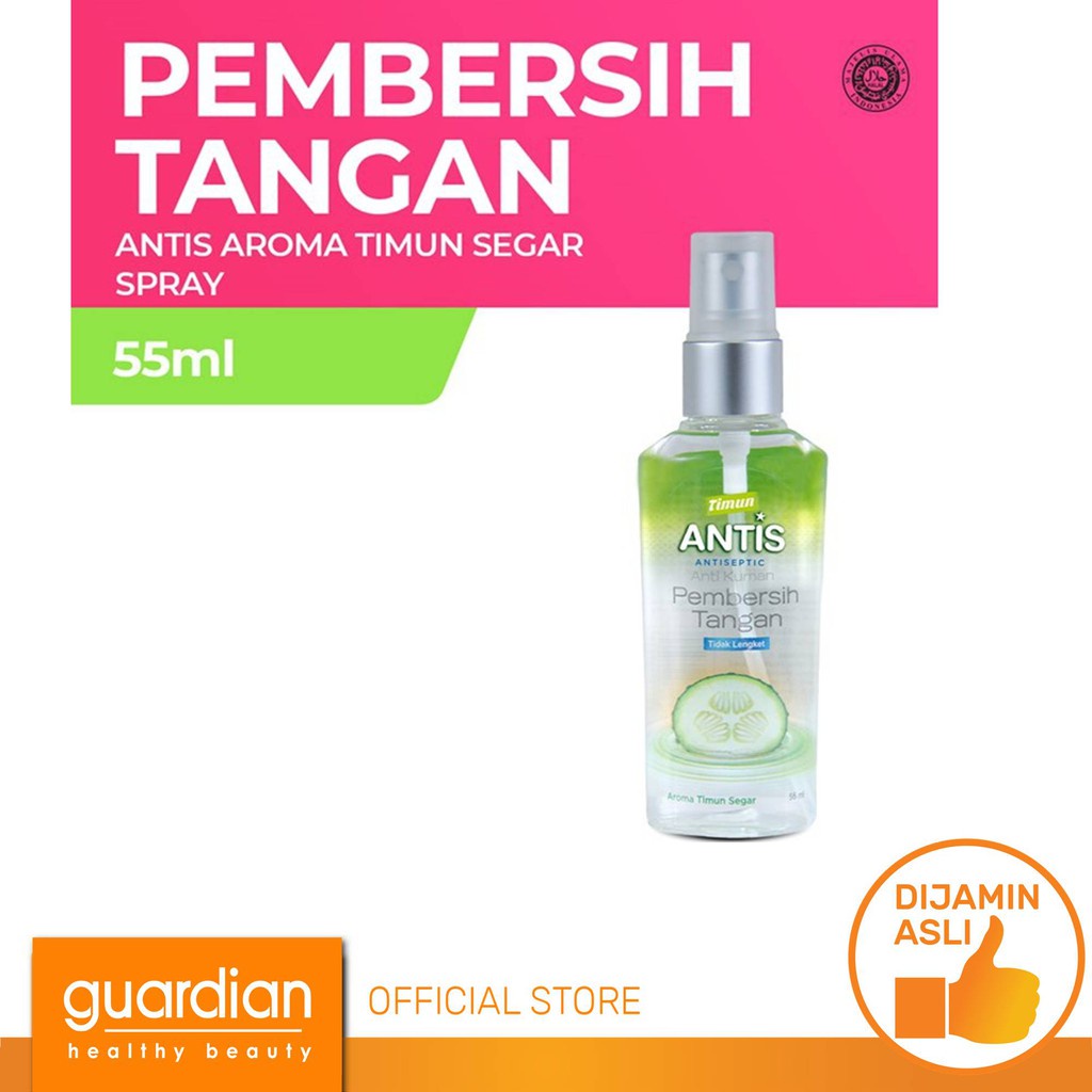 Jual ANTIS ANTISeptic Timun Spray 55ml | Shopee Indonesia