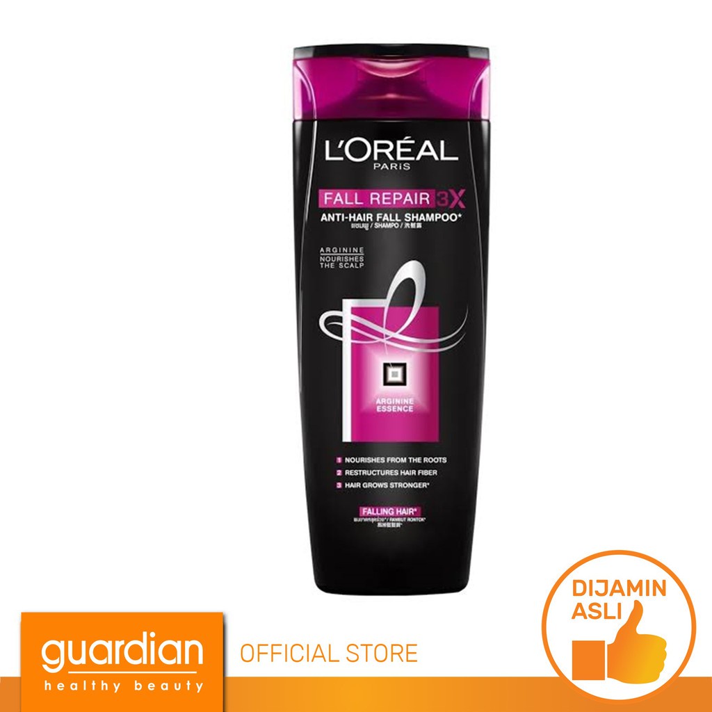 Jual L'OREAL PARIS Fall Resist 3X Shampoo 280ml | Shopee Indonesia