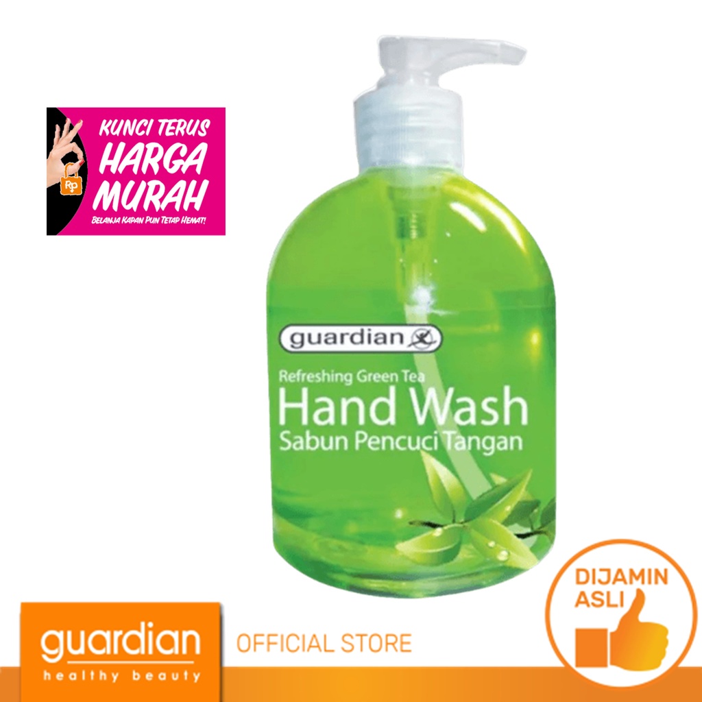 Jual GUARDIAN Hand Wash Refreshing Green Tea 500ml Sabun Cuci Tangan ...