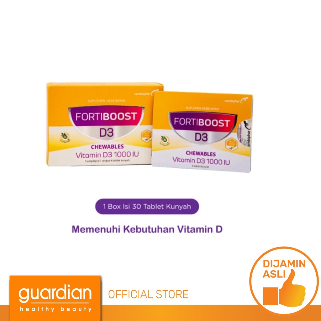 Jual FORTIBOOST Vitamin D3 1000 IU 6S | Shopee Indonesia