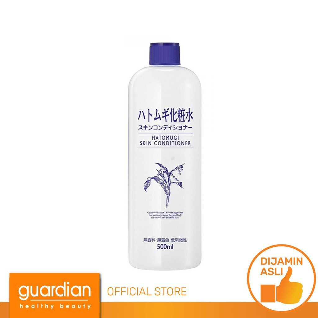 Jual HATOMUGI Skin Conditioner 500ml / Face Toner Jepang | Shopee Indonesia