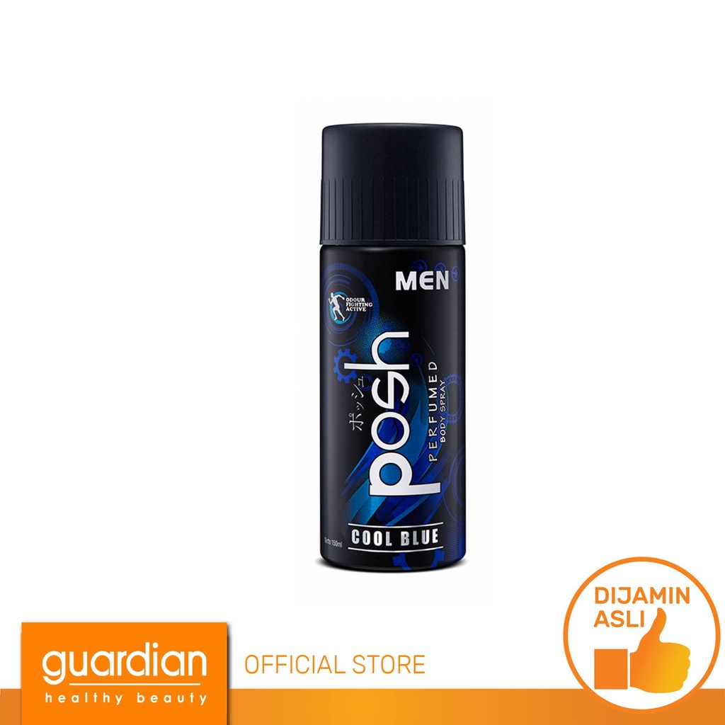 Jual POSH Men Body Spray Cool Blue 150ml | Shopee Indonesia