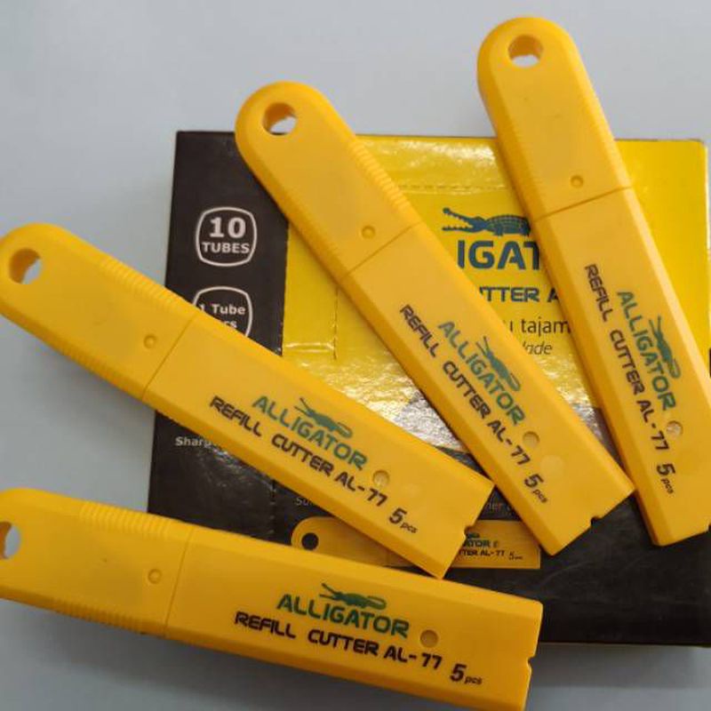 Jual ISI CUTTER BESAR AL-77 & KECIL AL-75 ALLIGATOR | Shopee Indonesia