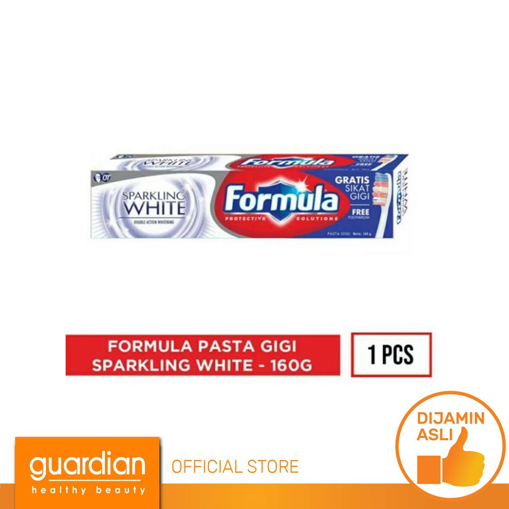 Jual FORMULA Tooth Paste Sparkling White 160g | Shopee Indonesia