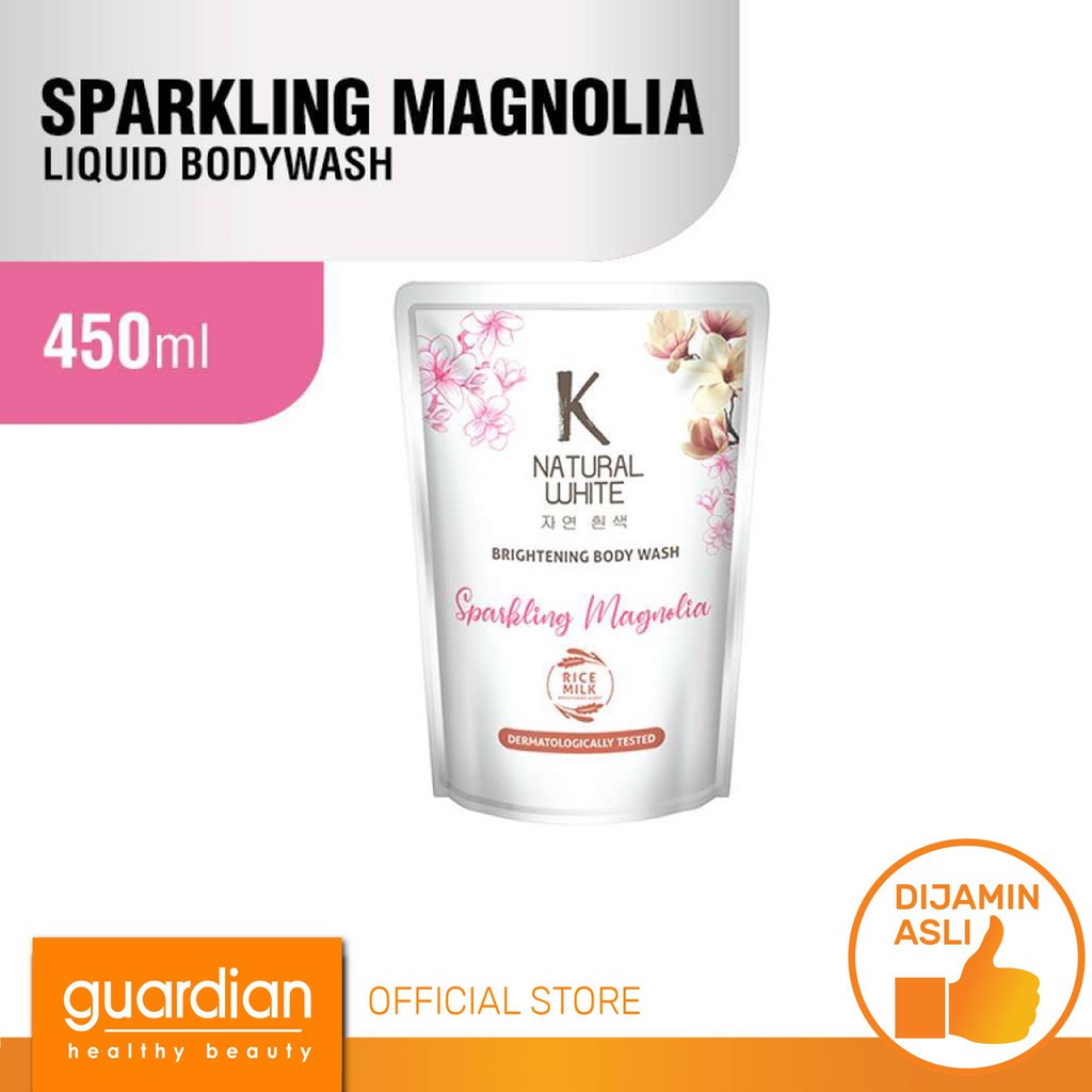 Jual K Natural White Body Wash Sparkling Magnolia 400Ml | Shopee Indonesia