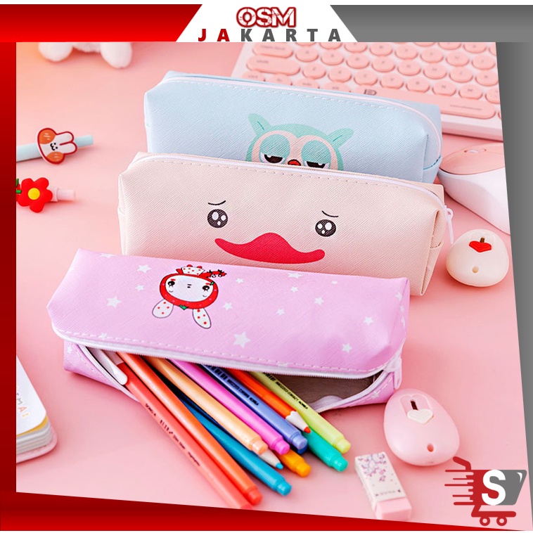 Jual OSM JKT S5726 Kotak Pensil Tempat Pensil Karakter Lucu / Tempat ...